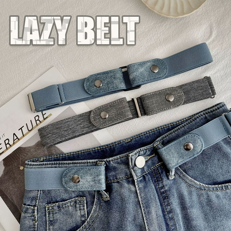 Adjustable Elastic Waist Band Invisible Belt Buckle-Free Belts For ...