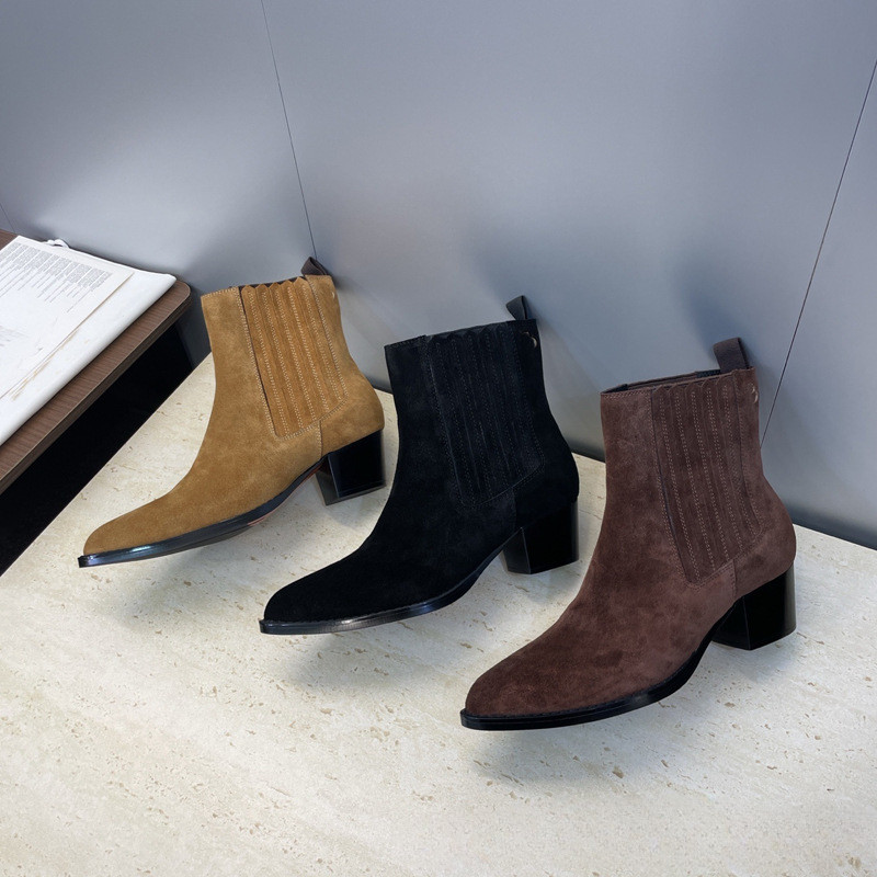 DI0* ⒹⒾⓄⓇ Original Label 1:1 2025 New Chunky Heel Pointed Toe Short ...