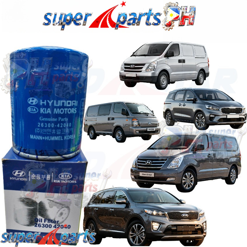 auto parts Oil Filter for Hyundai Starex Grand, H100/200, Kia, Sorento ...