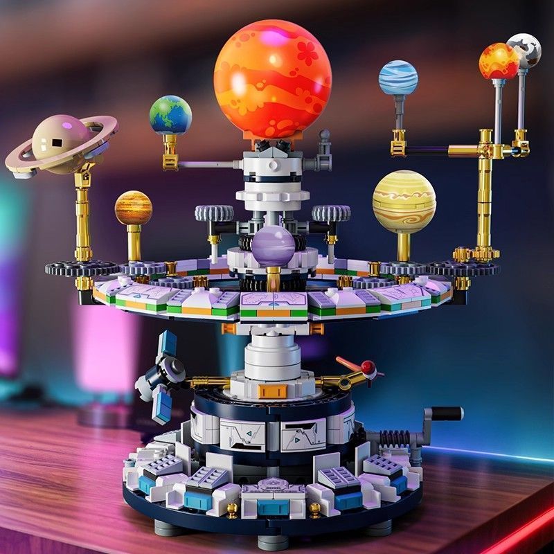 Solar System Science Fiction Three-Piece Model Astronomical Educational ...