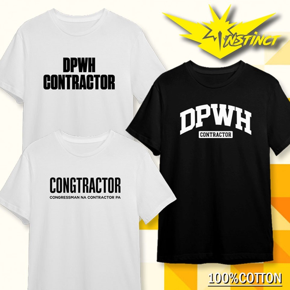 DPWH Contractor Quality Cotton (Adult & Kiddie Size) Kids Unisex Men ...