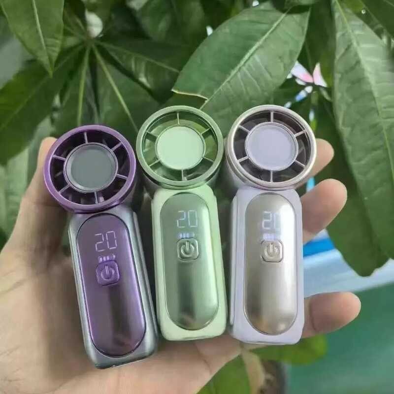 Mini FAN-X688 Handheld Pocket Fan USB Rechargeable High Wind Compact ...