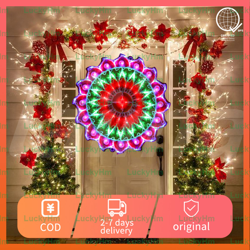 Christmas lantern parol led lights Waterproof Colorful Christmas Light ...