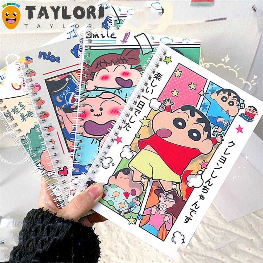 TAYLOR1 Crayon Shin-chan Notepad, Crayon Shin-chan Cute A5 Coil ...