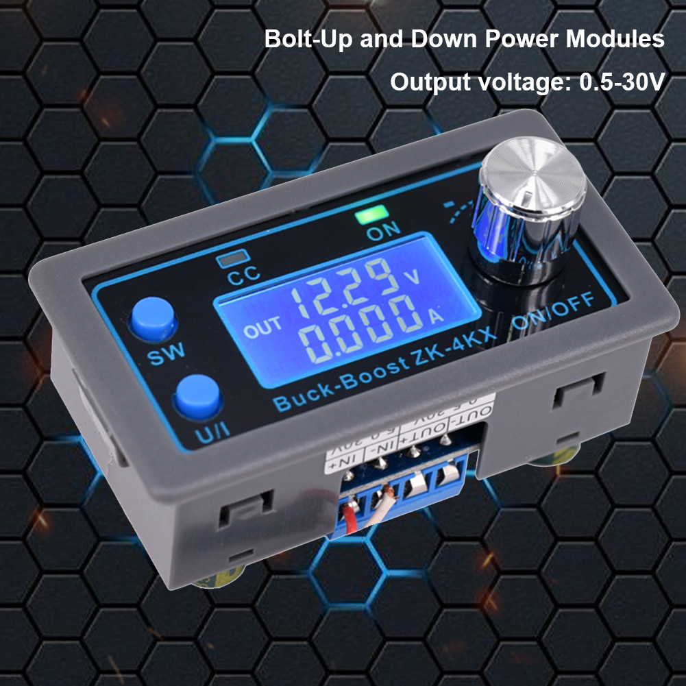 【LT】DC-DC Step Down Step Up Voltage Regulator 0.5-30V 4A Adjustable CC ...