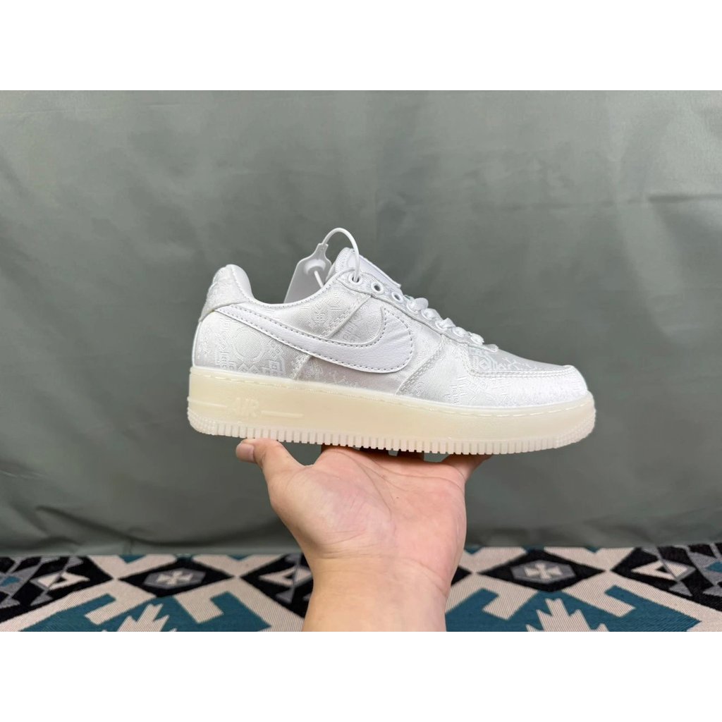 Nike Air force 1 AF1 Air force One Low-Top Sneakers Edison Chen White ...
