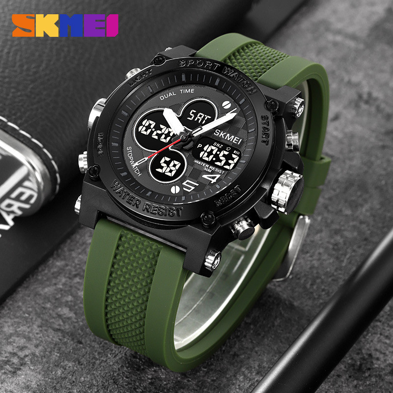 [Electronic Watch Brand] Dual Movement New Style Electronic Watch ...