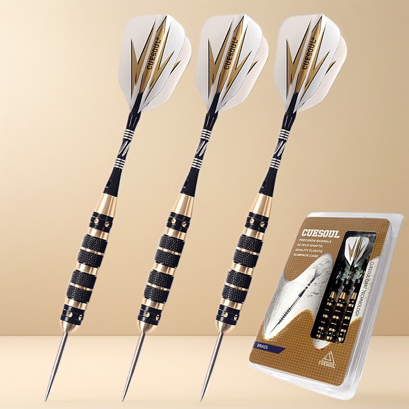 CUESOUL 25g 28g Pro Steel Tip Dart Pins Brass Barrel Aluminum Shaft ...