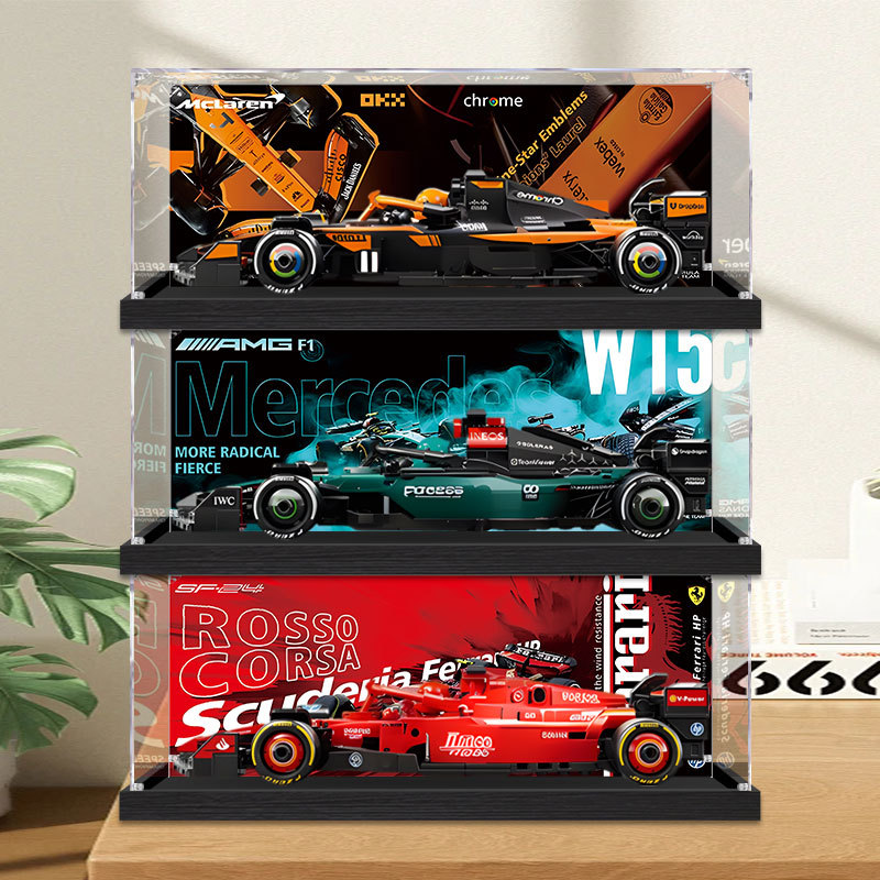 [Acrylic Anti-dust Box] Suitable for Lego speed Series F1 Racing Car ...
