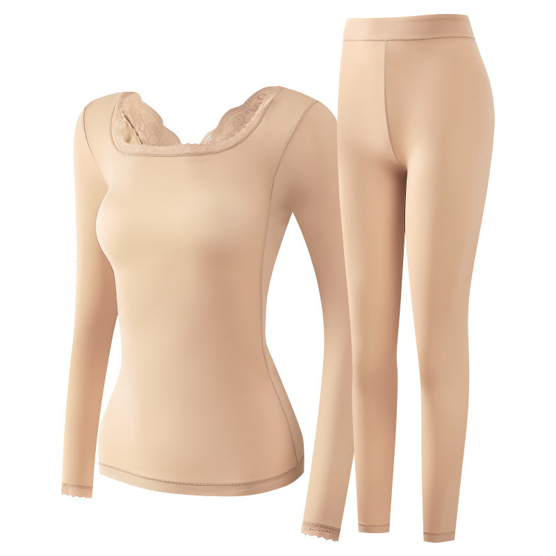 Reversible Beauty Clothing Thermal suit Ultrathin and nonmarking Daily ...