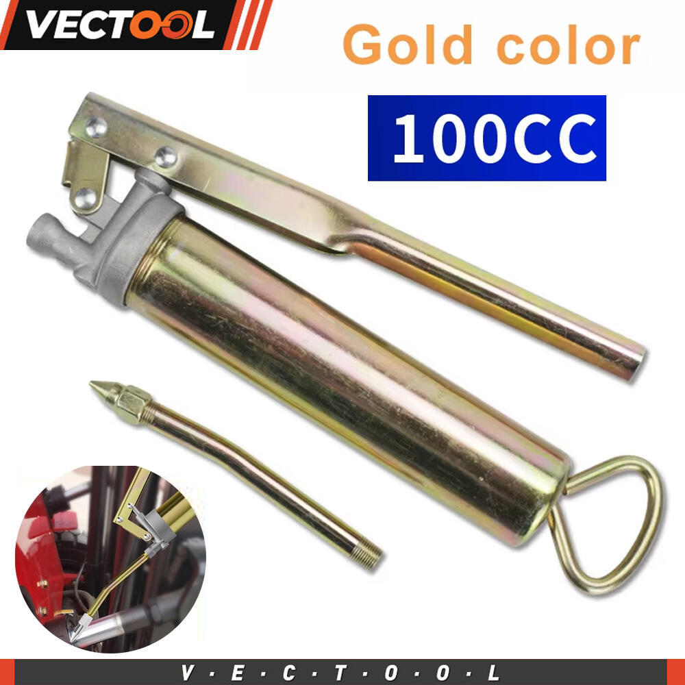 1PCS 100CC Auto Grease Gun Pneumatic Manually Pressure Lever Type Oil ...