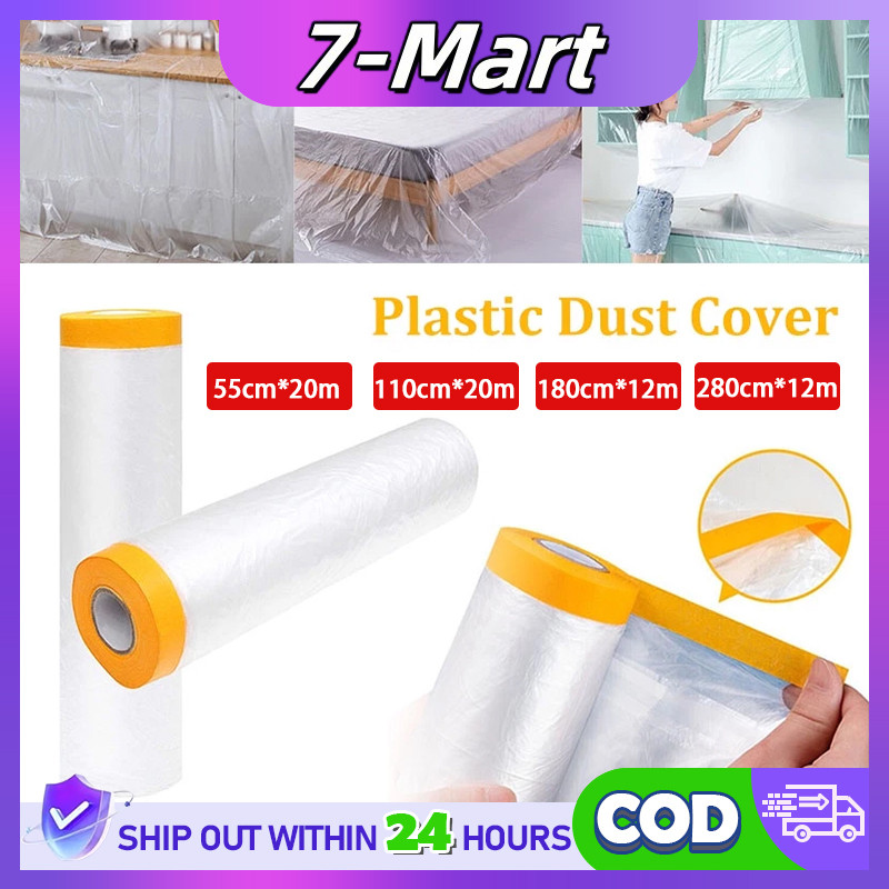 Portable Protect Cover Plastic Film Multipurpose Furniture Masking Film ...
