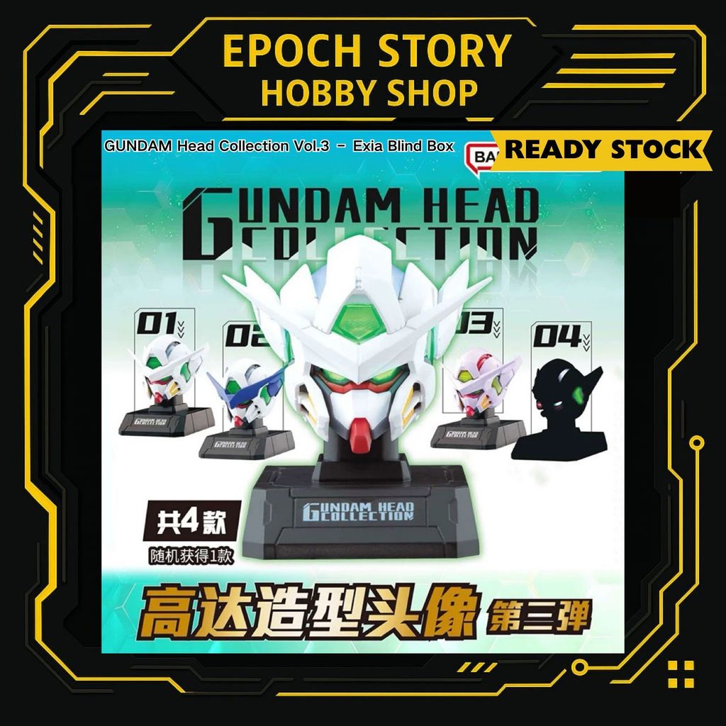 GUNDAM Head Collection Vol.3 – Exia Blind Box | Shopee Philippines