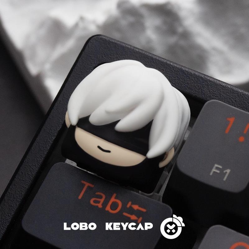 Lobo 9S NieR: Automata Theme Artisan Keycaps Resin Keycap | Shopee ...