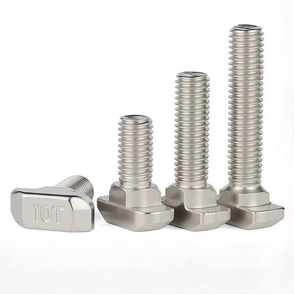 (Nickel-plated European standard T-type screw T-shaped ship bolt 20/30 ...