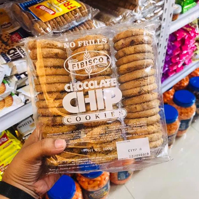 FIBISCO CHOCO CHIPS COOKIES SNACKS | Shopee Philippines