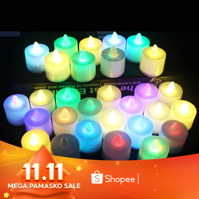 LED Electronic Candles Set - Flameless Flickering Battery Operated for ...