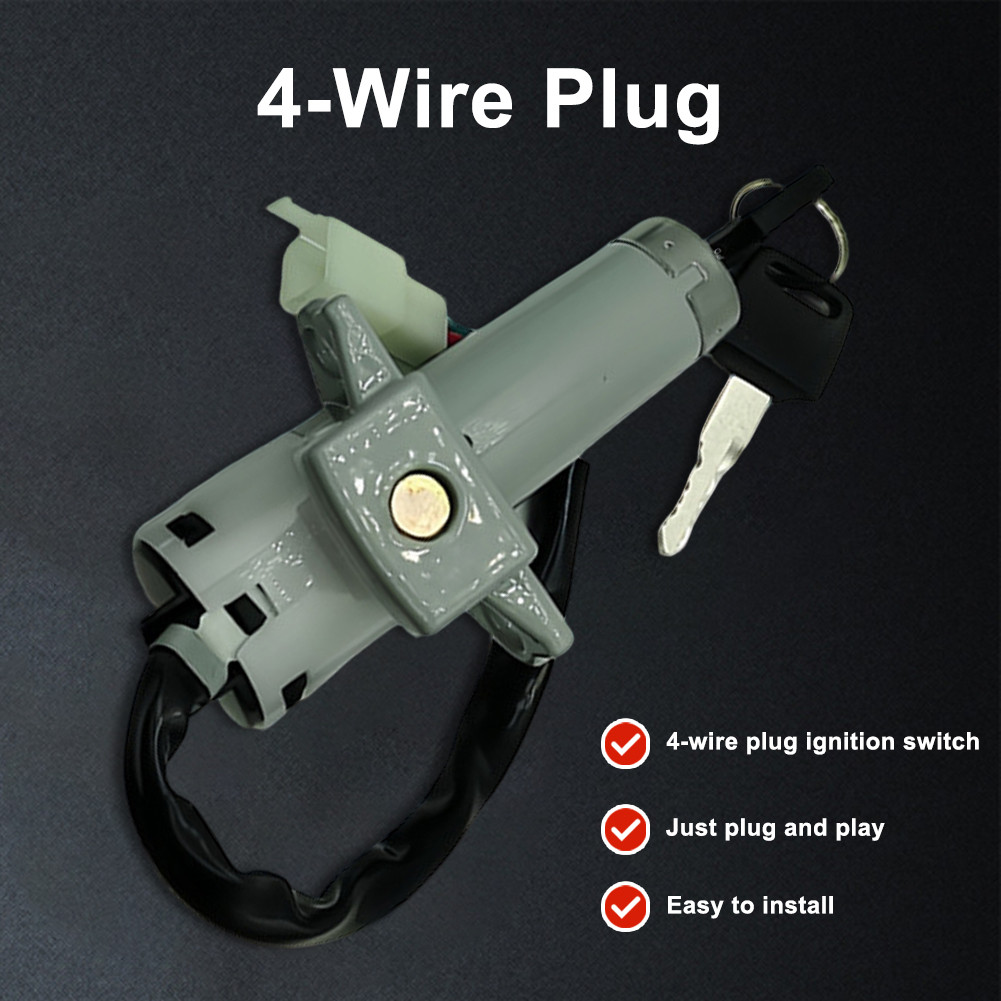 Motorcycle Rusi Main Switch 4-Wire Plug Ignition Switch For Rusi 125 ...
