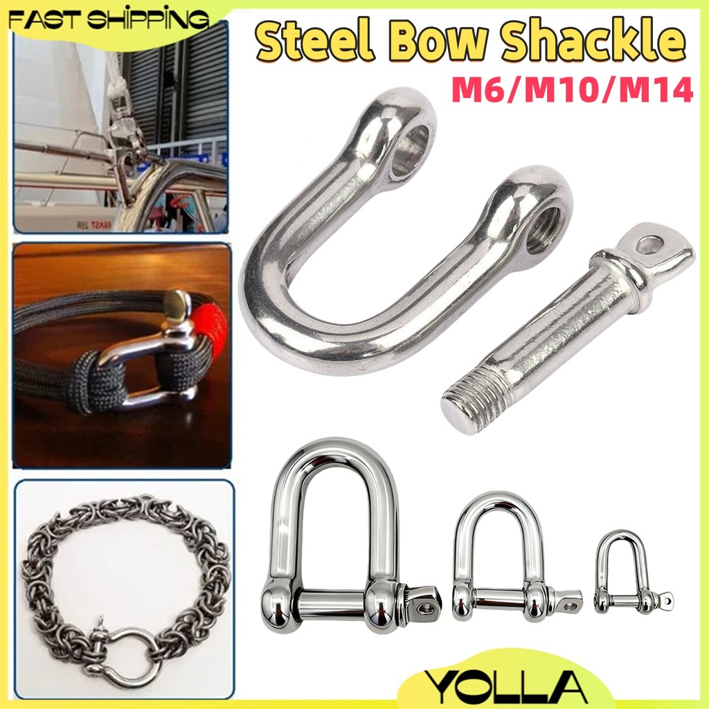 M6/M10/M14 304 Stainless Steel Corrosion-Resistant Lifting Shackle ...
