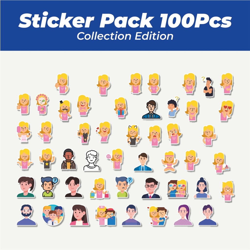 HP Hot Stickers VK OLYA Cute Waterproof Stickers Adhesive Waterproof ...