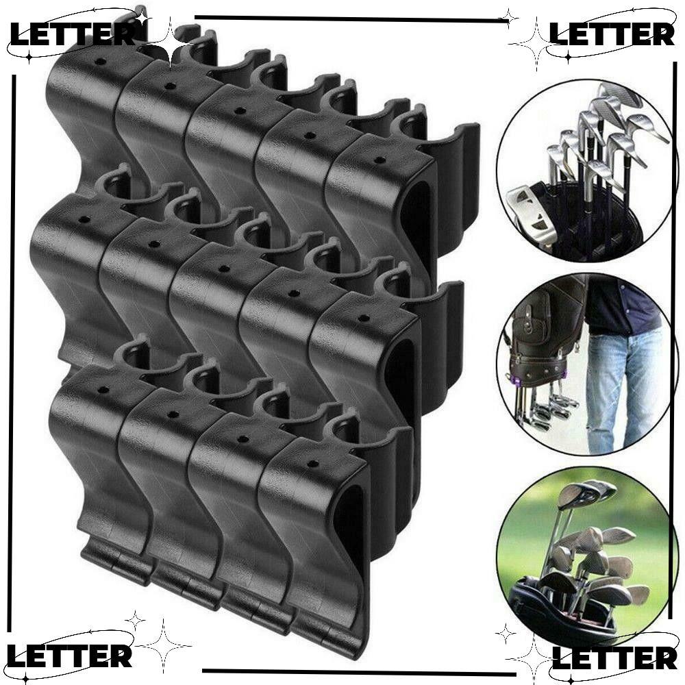 LETTER Golf Club Bag Clips, Durable Plastic Putting Clip Putter Clamp ...