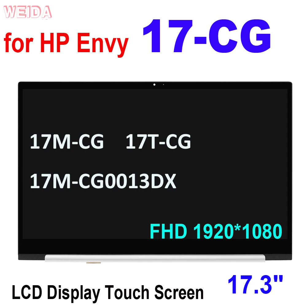 17.3 Lcd For Hp Envy 17-cg 17m-cg 17t-cg 17m-cg0013dx Lcd Display Touch ...