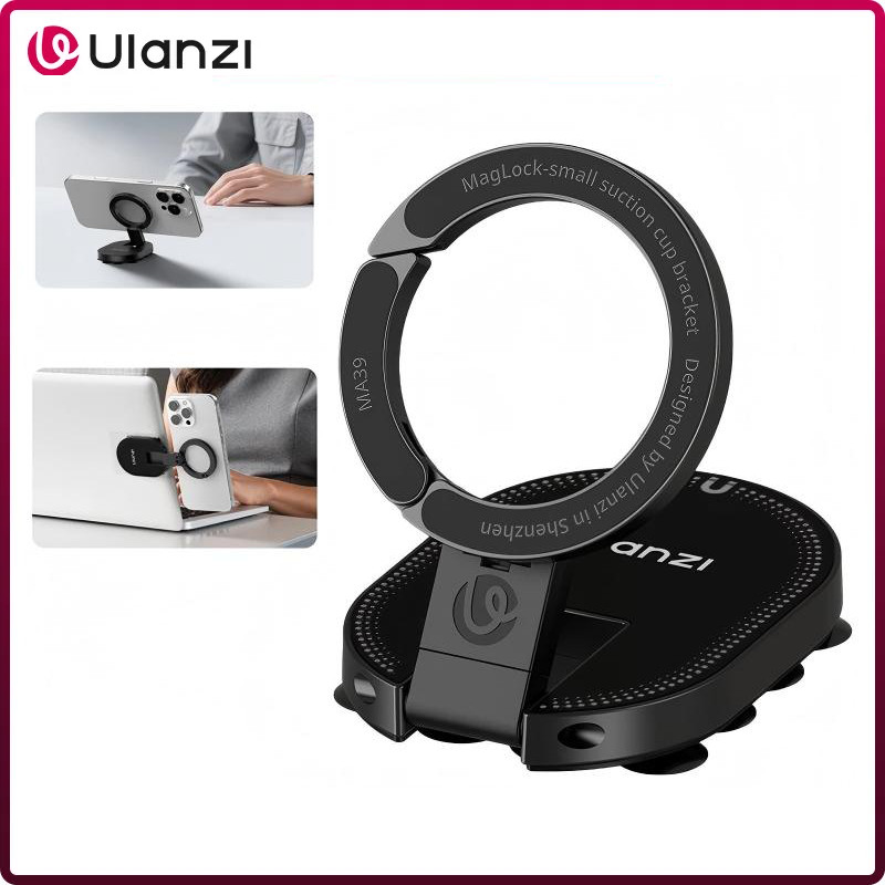 Ulanzi MA39 MagLock Suction Cup Phone Suction Mount Magnetic Phone ...