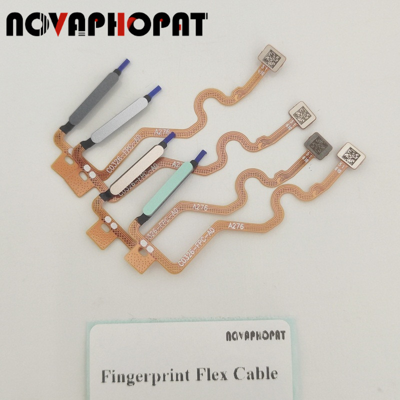 For Infinix Smart 8 X6525 Fingerprint Flex Power On Off Switch Home ...