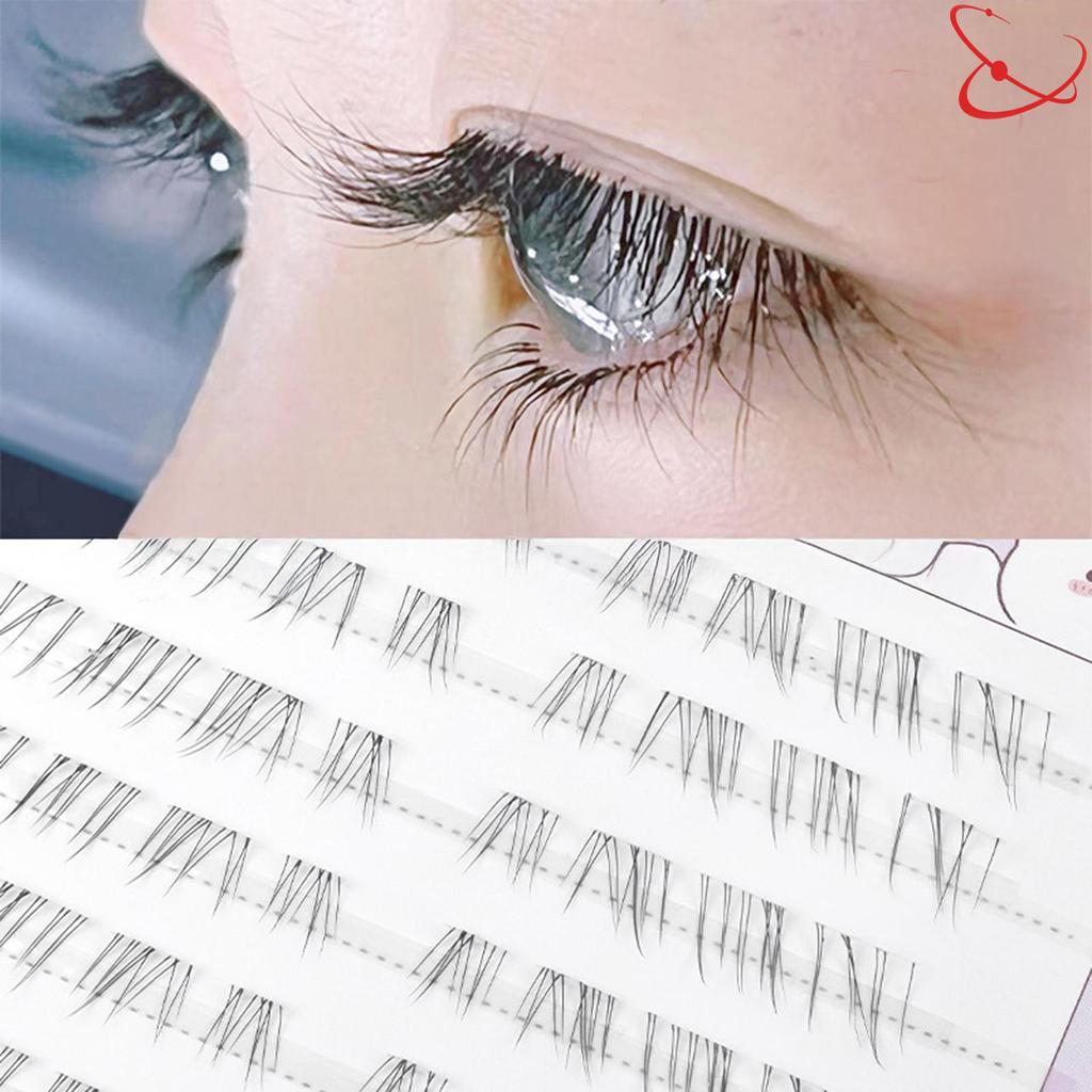 Thin Band Realistic Lower Eyelashes Individual Lashes Cluster Eyelash ...