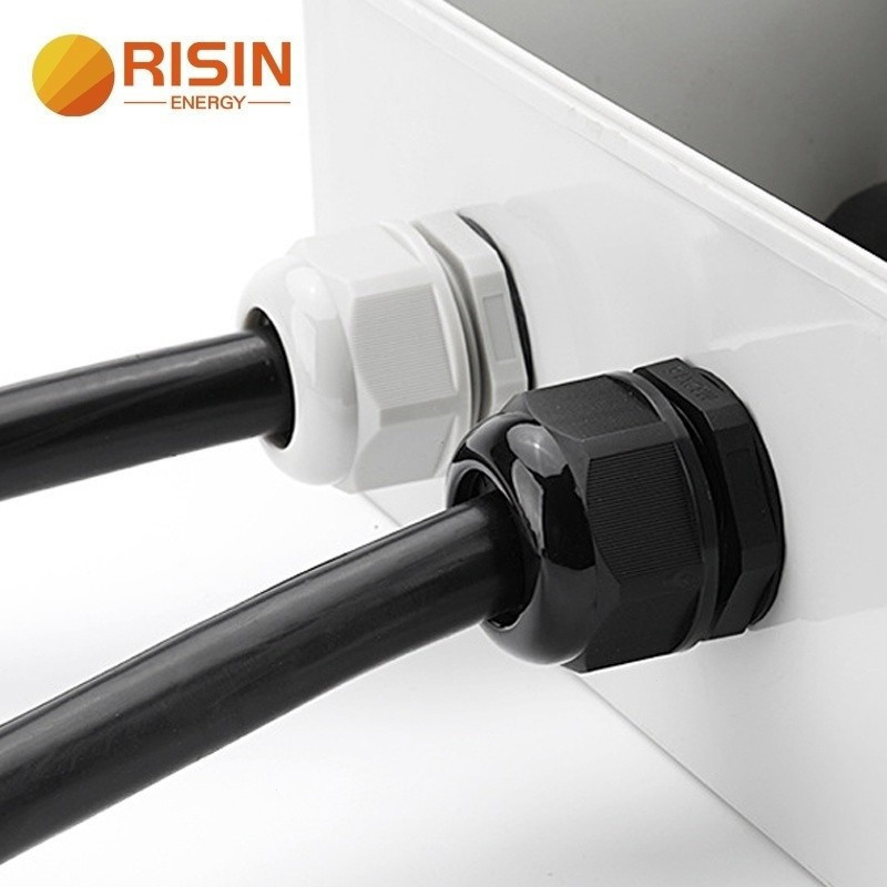 Risin Nylon Cable Glands White/Black White ELectric Wire Connector ...