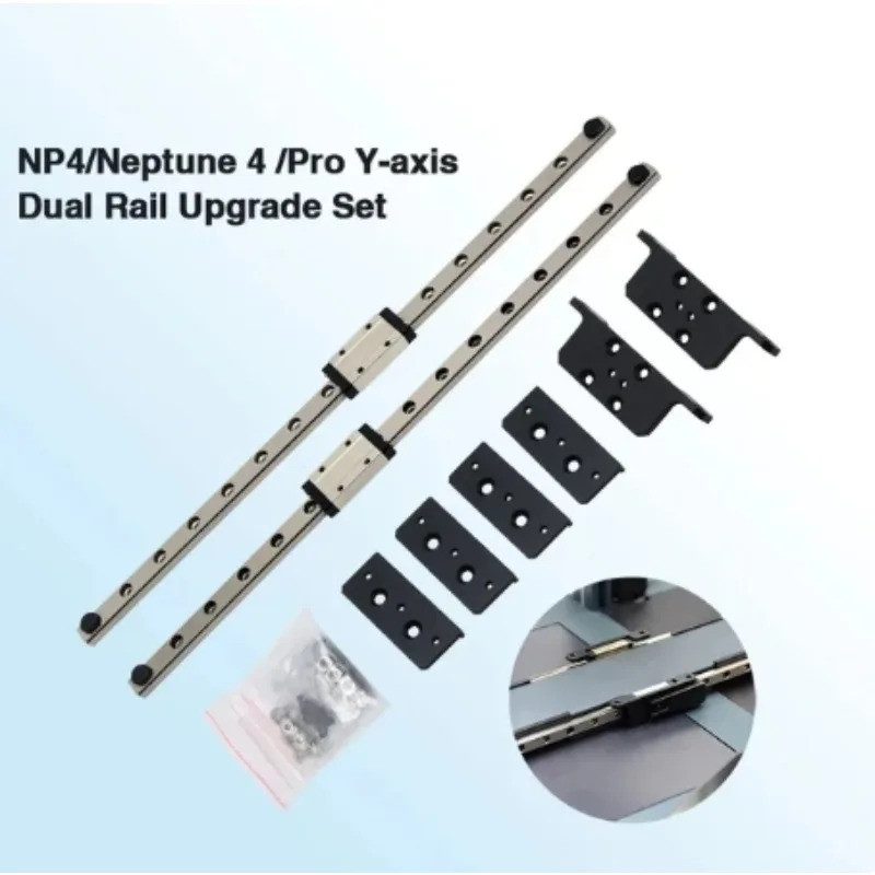 For Elegoo Neptune 4 Dual Y-axis Upgrade Neptune 3,neptune 3pro Linear ...