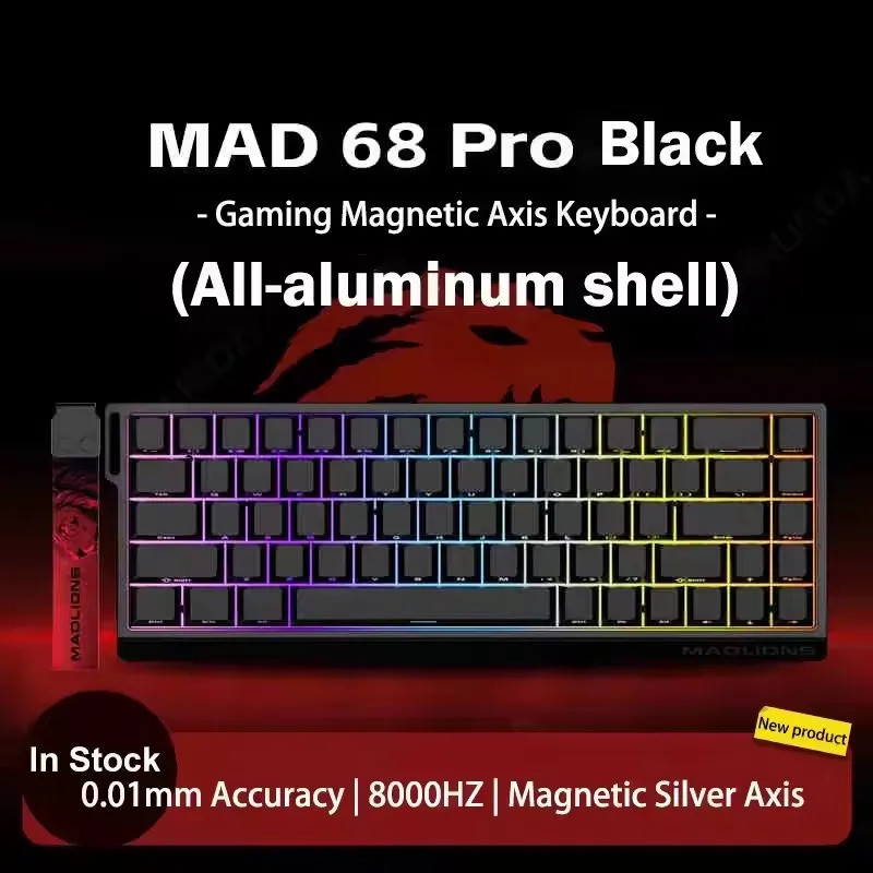 Mad60 Mad68he Mechanical Keyboard Magnetic Switch Wired Mad 60pro Game ...