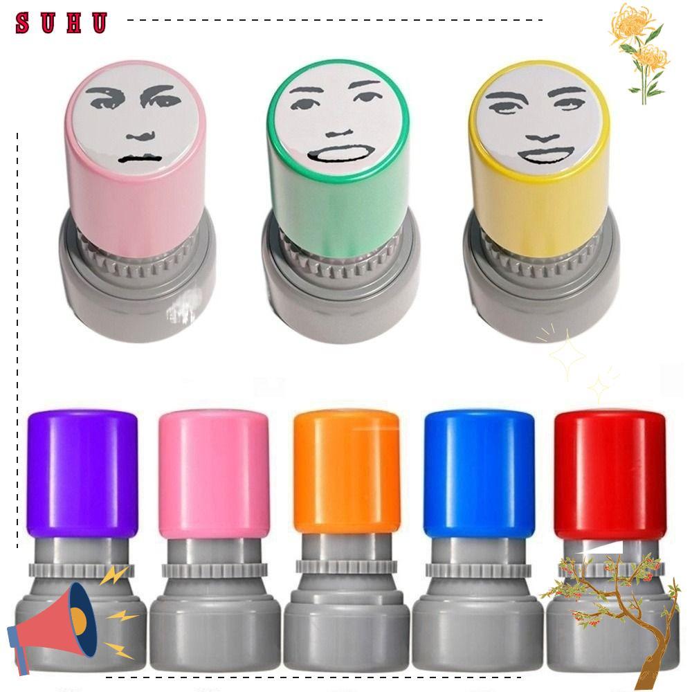 SUHU Self-Inking Stamp, DIY Engraved Printing Toys Pocket Stamp ...