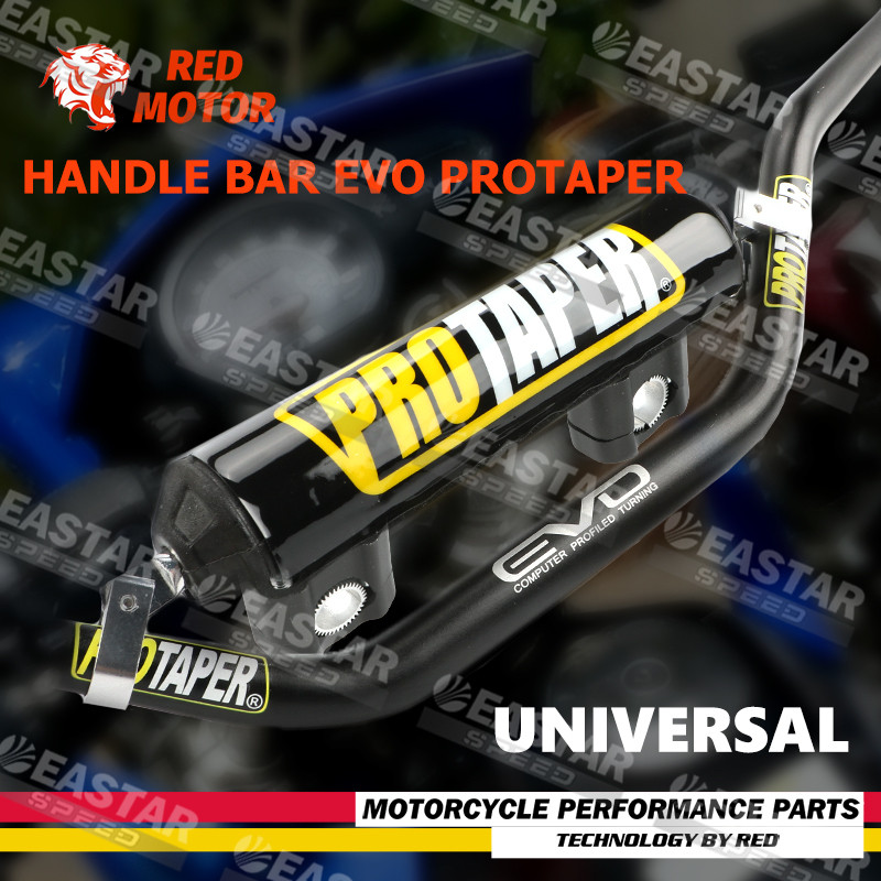 BLACK EVO Handle Bar Evo Protaper *80 Cm Long *Handle Bar With Riser ...