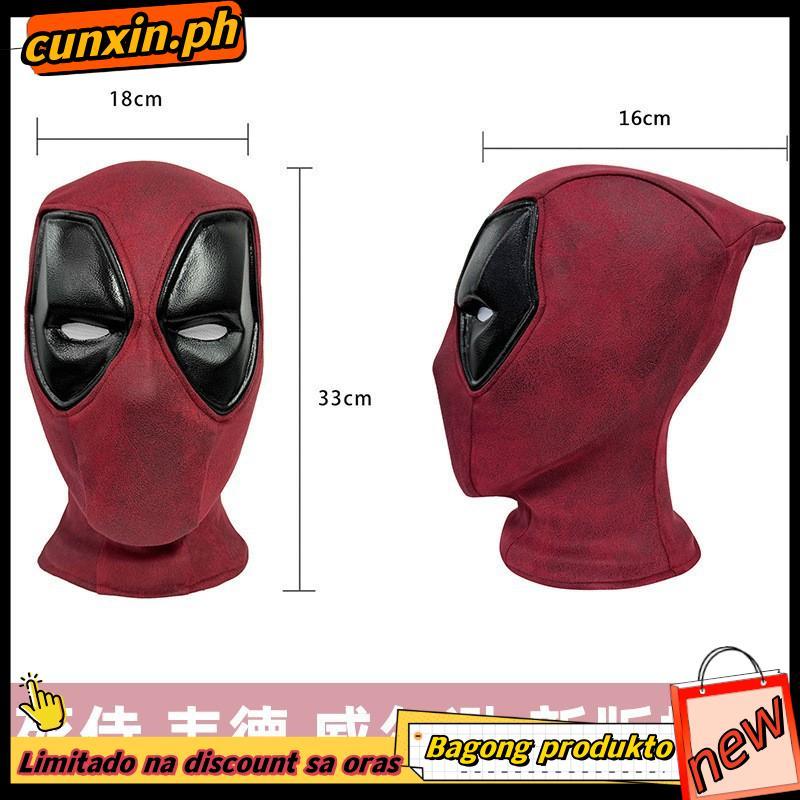 Deadpool Cosplay Wade Winston Wilson Leather Mask Costume Submarine ...