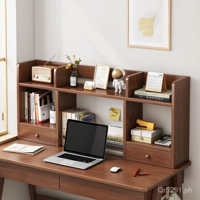Desk Storage Grid Office Small Shelf Desk Book Desktop Simple Storage ...