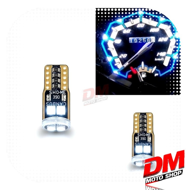 T10 LED Peanut Bulb 12V Dashboard Light – For Yamaha Mio / NMAX / Aerox ...