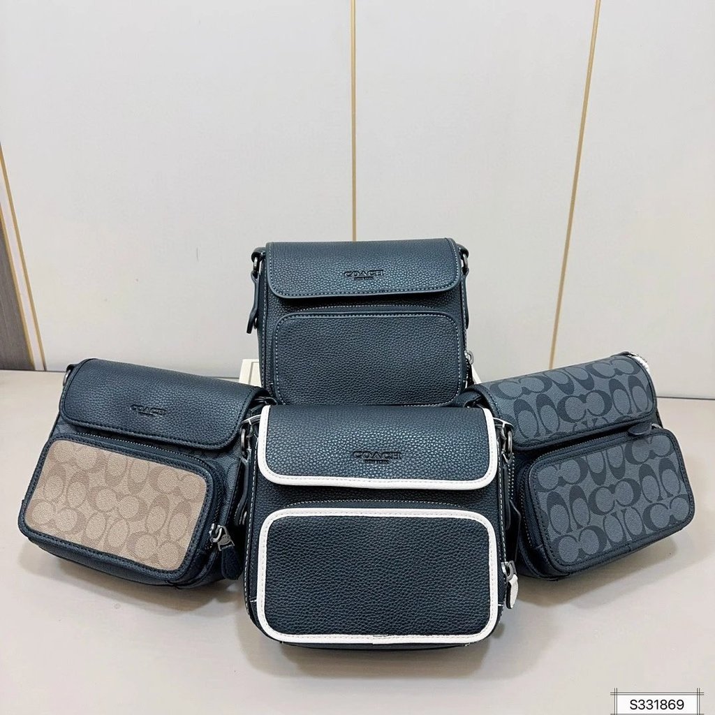 COACH COACH COACH Sullivan Messenger Bag 23 x 20cm Unisex Retro Trend ...
