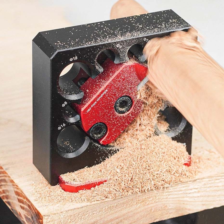 Dowel Jig Dowel Maker Jig 8 Holes Adjustable Dowel Maker Jig Kit ...