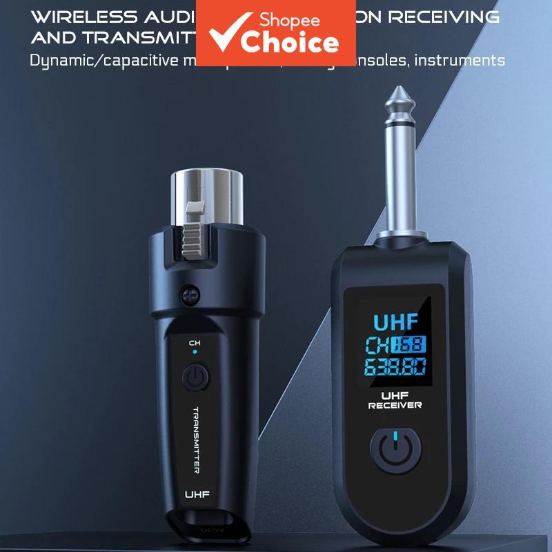 [Shopee Choice] K1 Wireless Microphone System Male Dual UHF Transmitter ...
