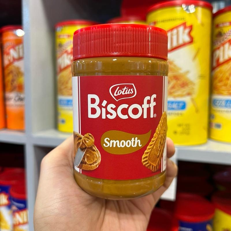Lotus Biscoff Smooth Spread & Crunchy Plain Biscuits Sweet Flavor Low ...