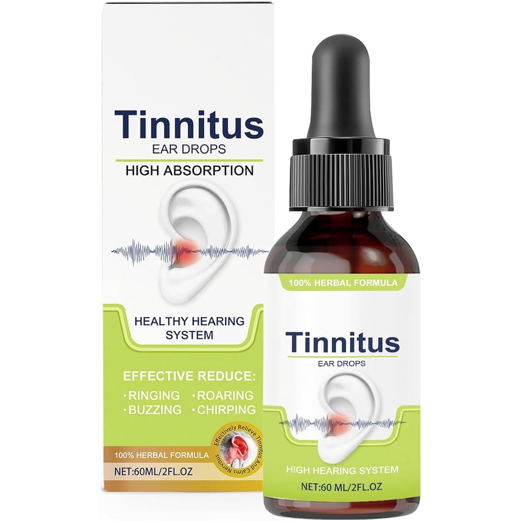 Tinnitus Relief for Ringing Ears, Ear Ringing Relief Drops, Effective ...