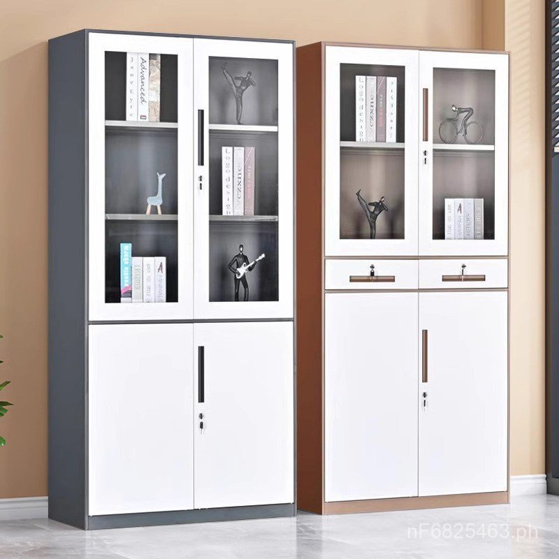 File Cabinet with Multiple Doors, Narrow Edge, Low Cabinet, Steel Data ...