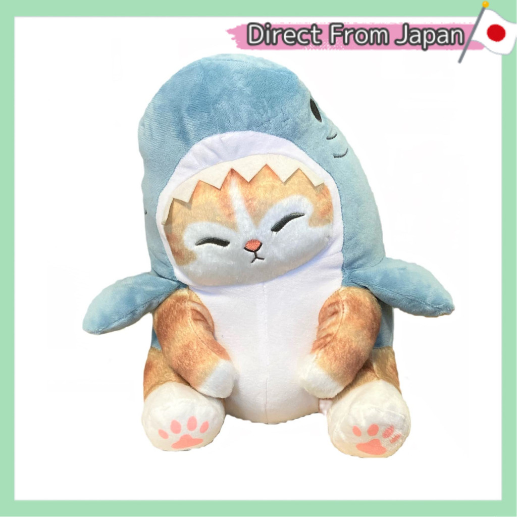 [From Japan] mofusand Sea Creatures Big Nyan Plush Toy 2 Shark Nyan ...