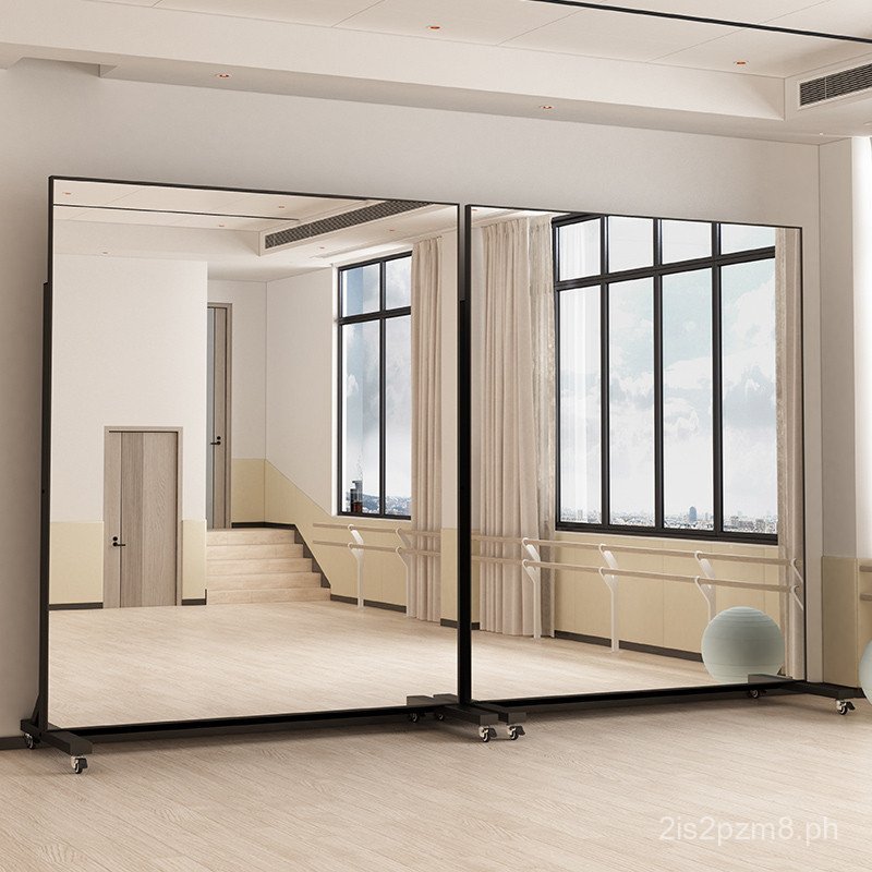 Movable Dance Mirror Full-Length Mirror for Home Dressing, Dancing ...