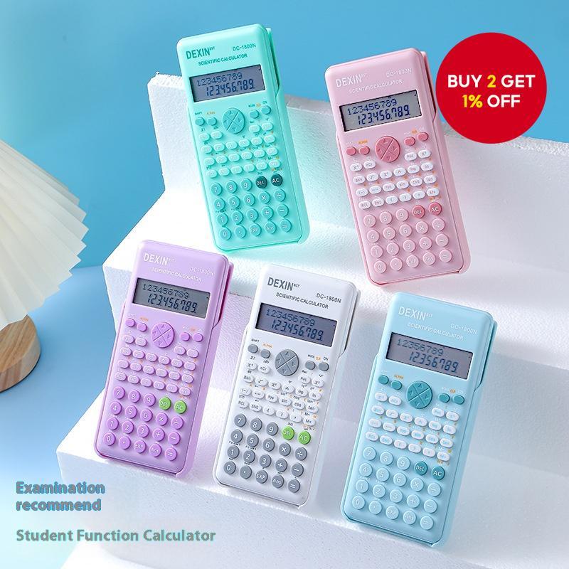 Adorable Pink Scientific Calculator with Large Display, Portable for ...