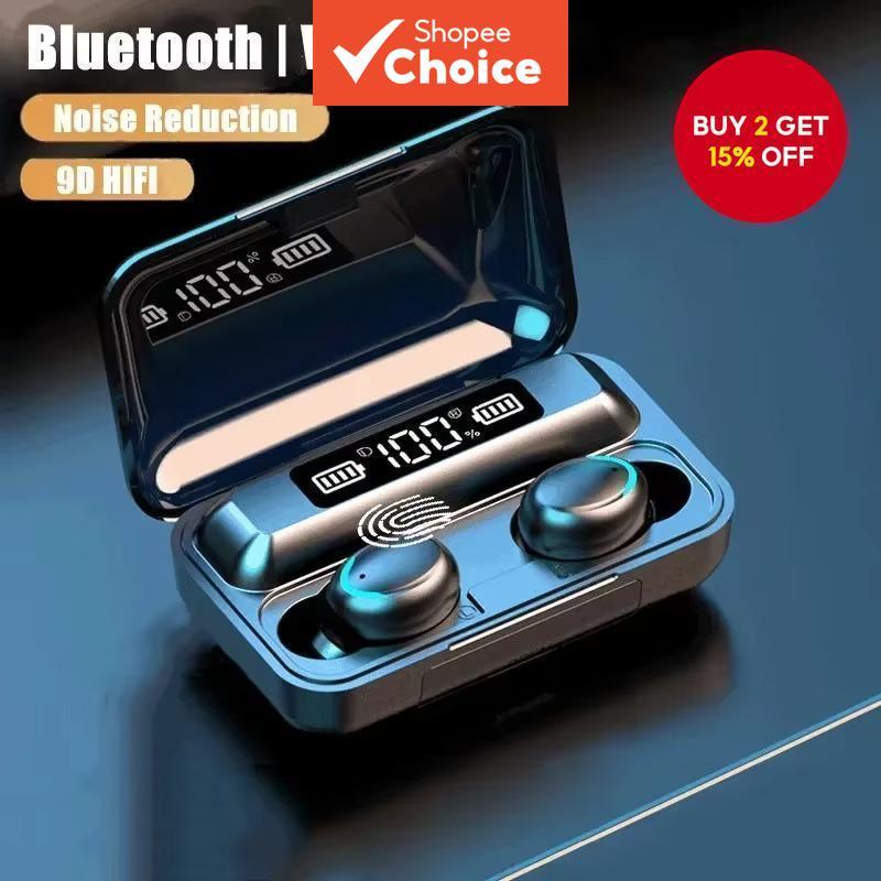F9 Bluetooth 5.1 Waterproof Headphones High-Quality Headset Sport Noise ...