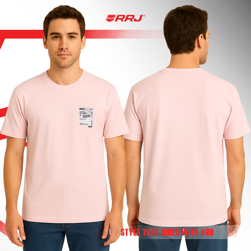 RRJ Men's Basic Tees Semibody Fitting 188245-U (Light Pink) | Shopee ...
