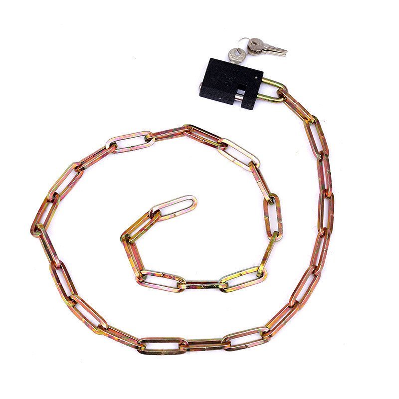 Manganese Steel Chain Lock Multiple Length and Thickness Options Simple ...
