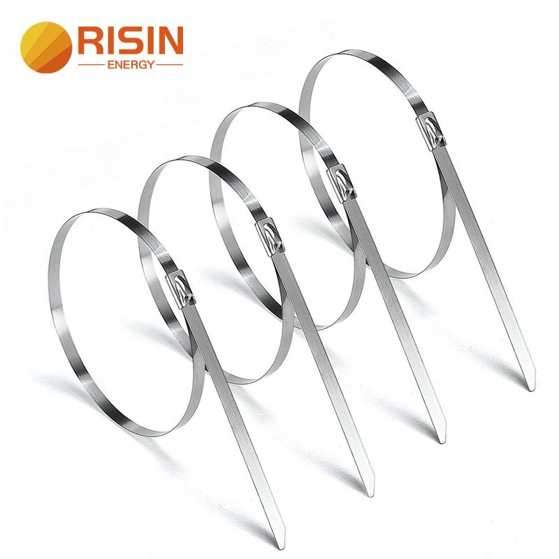 4.6x100cm 7.9x150cm SS304 Stainless Steel Cable Ties Anti Corrosion ...